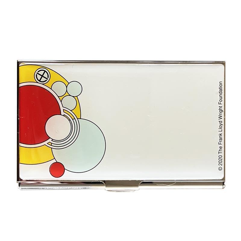 Imperial White Card Case, design inspired by Frank Lloyd Wright (made ...