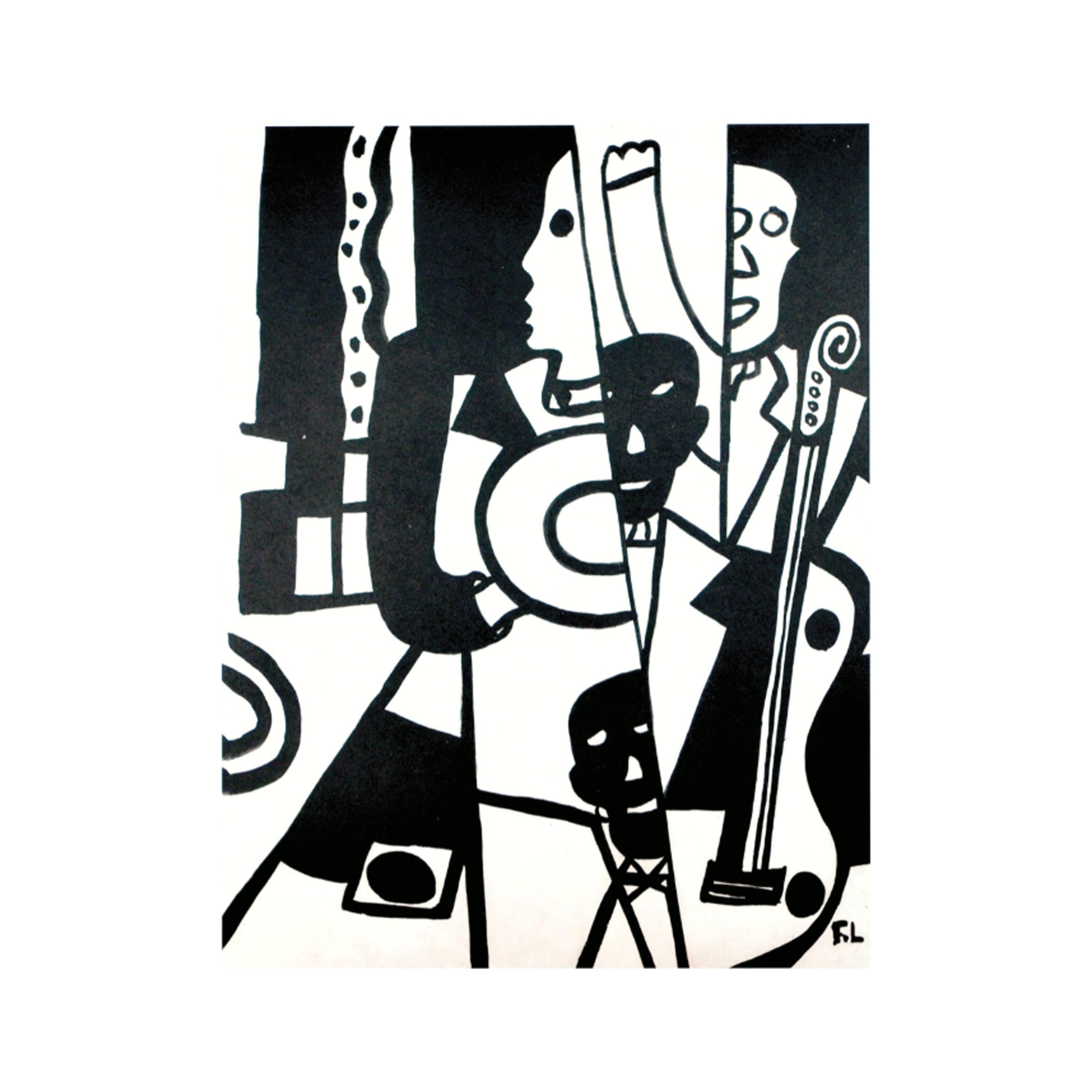 Jazz poster by Fernard Leger – Salts Mill Shop