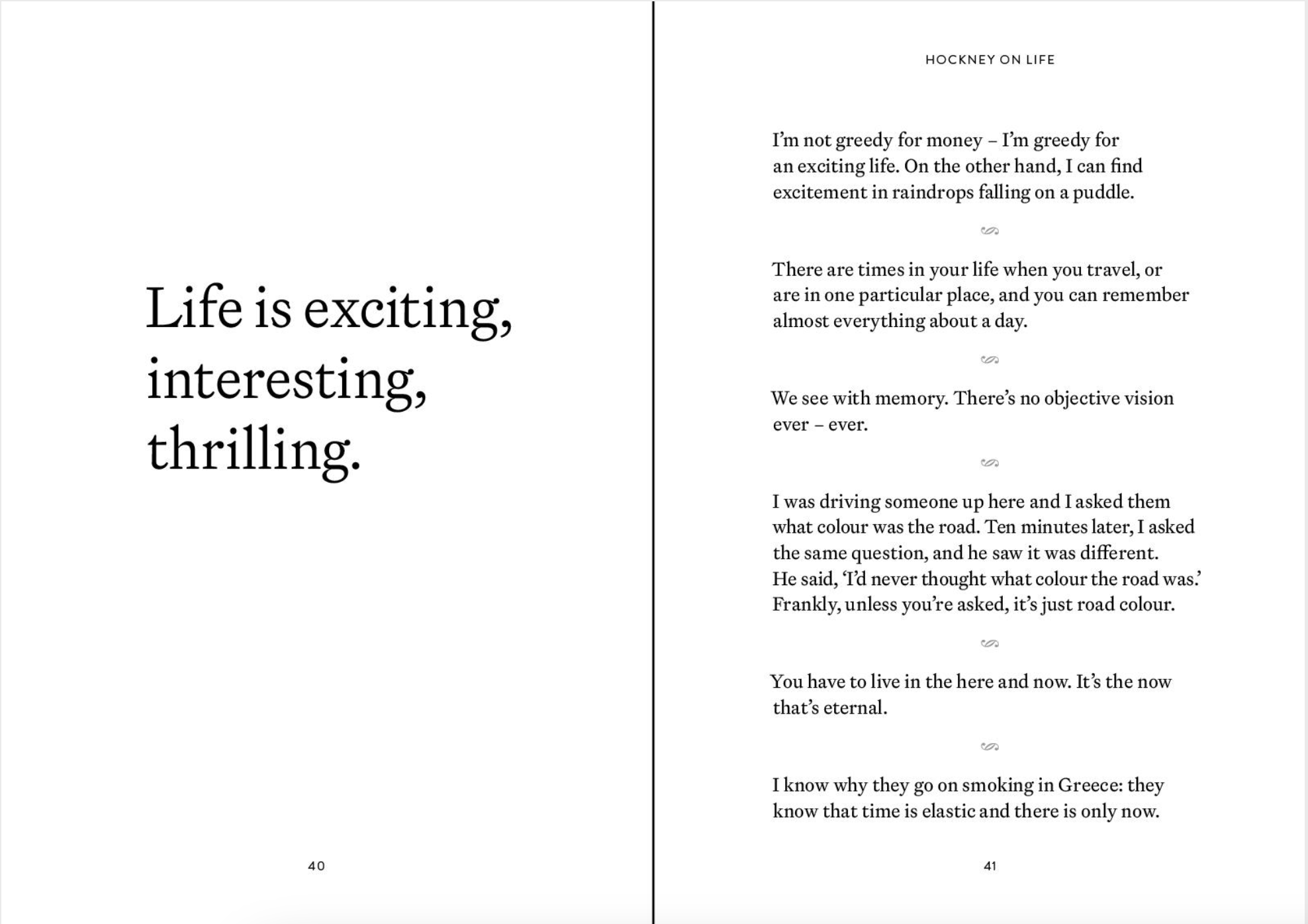 The World According to David Hockney - hardback, blue cover - words by ...