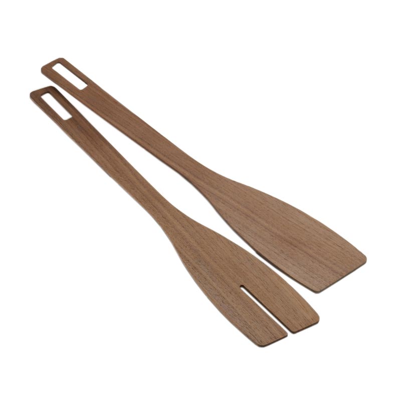 Walnut Wood Salad Server set by knIndustrie – Salts Mill Shop