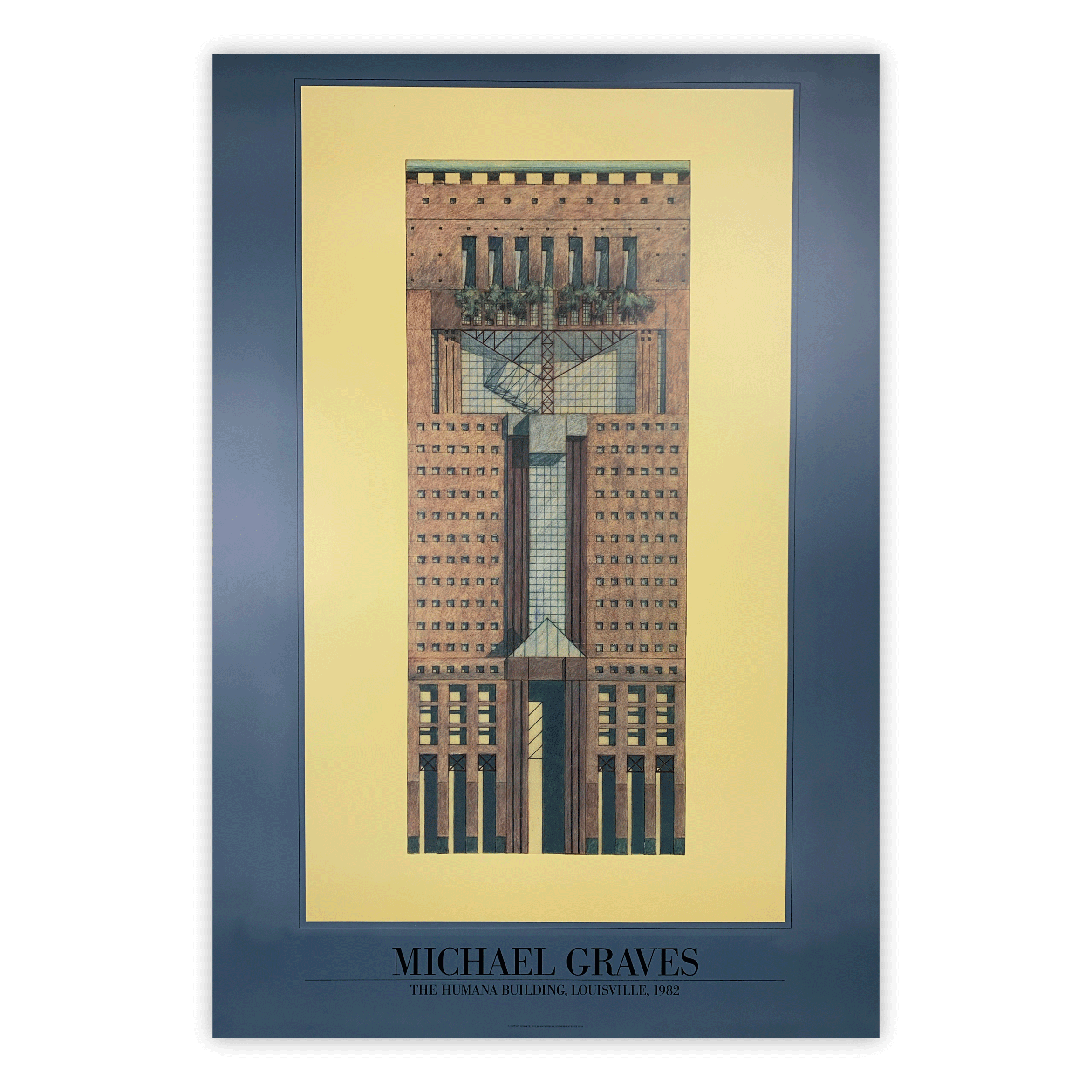 Michael Graves: the Humana Building, Louisville 1982 poster – Salts ...
