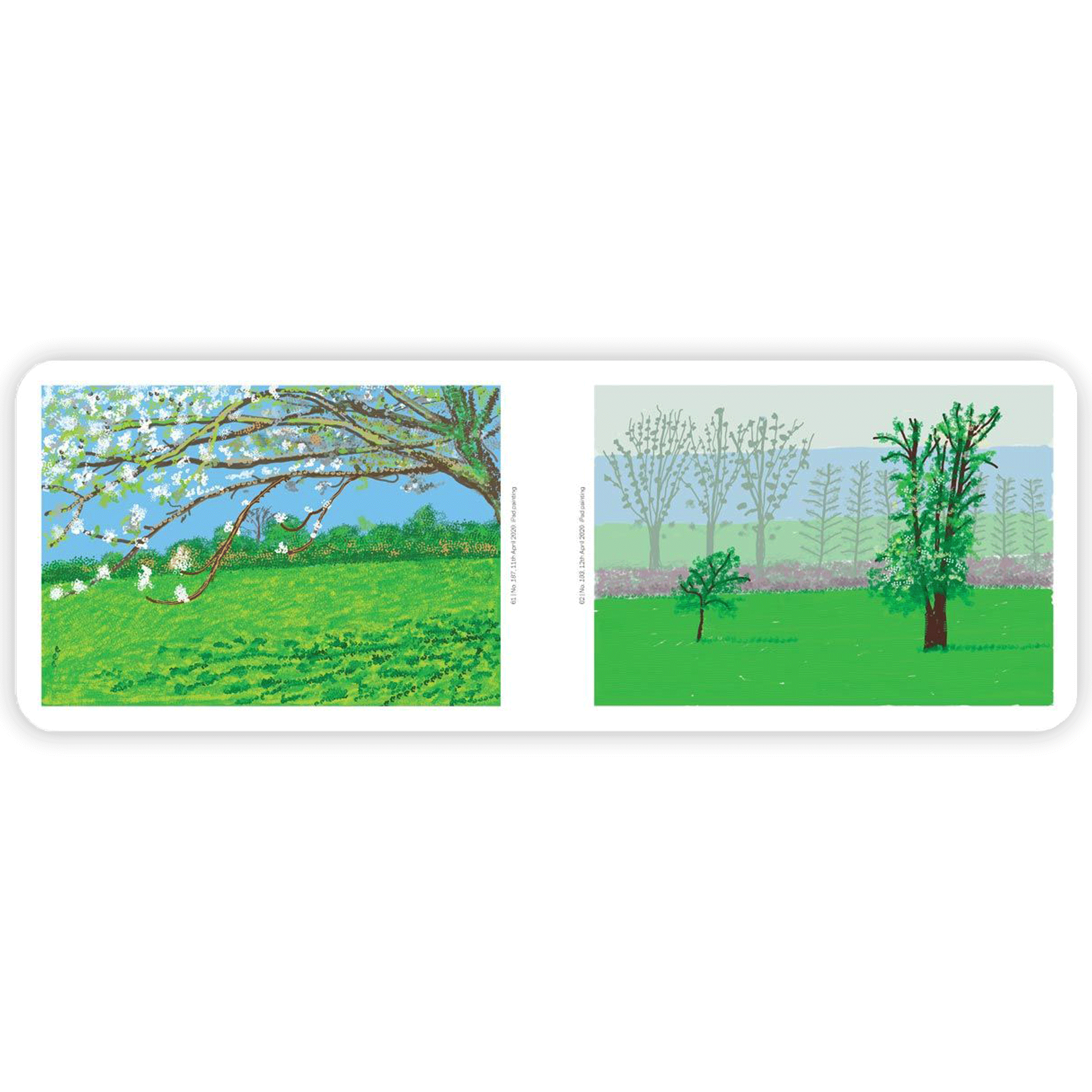 The Arrival of Spring, Normandy, 2020 by David Hockney (hardback ...