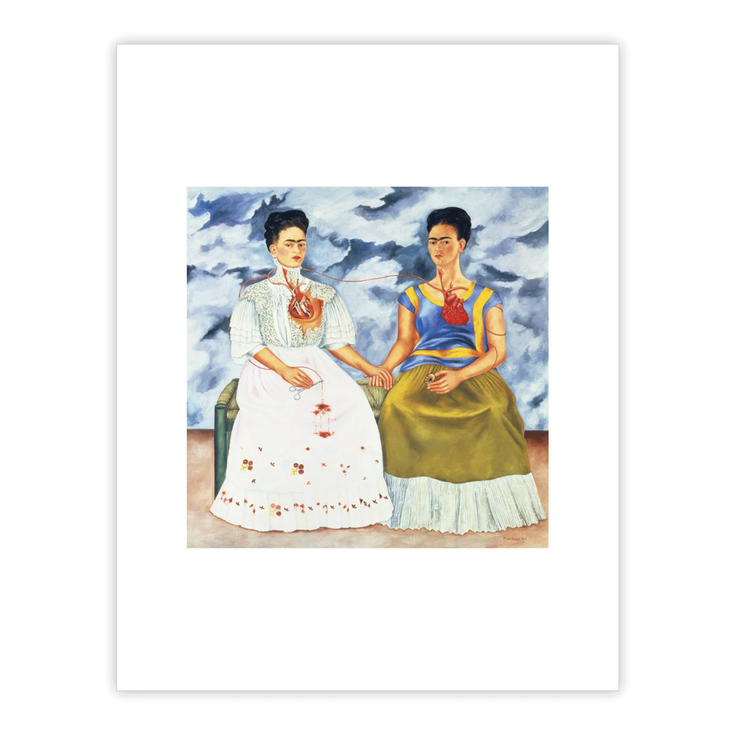 The Two Fridas poster by Frida Kahlo – Salts Mill Shop